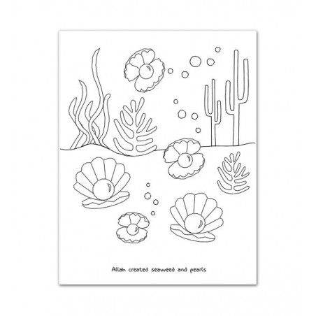 Allah Created Everything Colouring Book