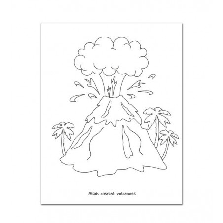 Allah Created Everything Colouring Book